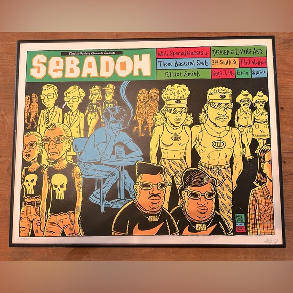 Art | 1996 Original Ward Sutton Signed Numbered Limited Edition Concert ...